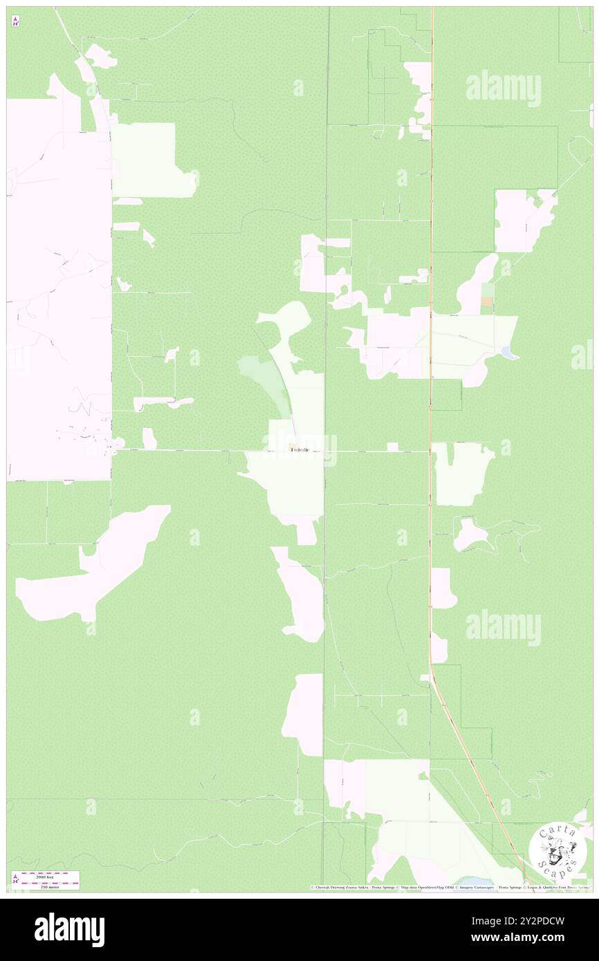 Pend oreille county map hi-res stock photography and images - Alamy