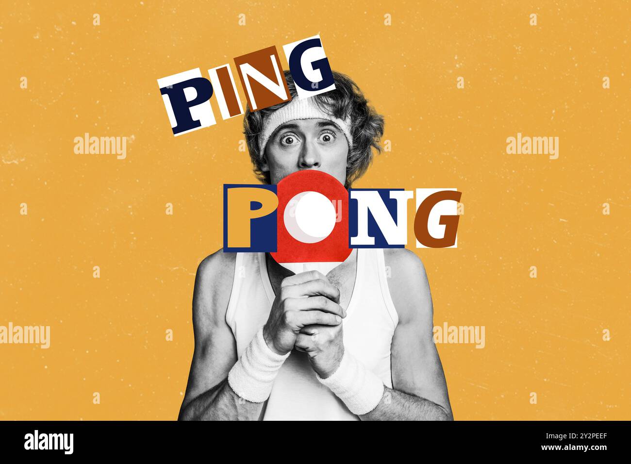 Composite trend artwork sketch image photo collage of sport training ...