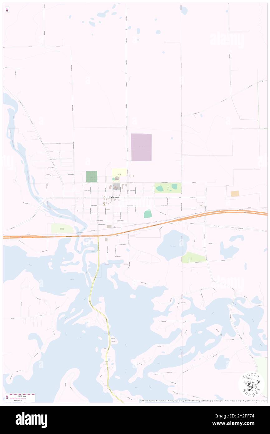 Stearns county map Cut Out Stock Images & Pictures - Alamy