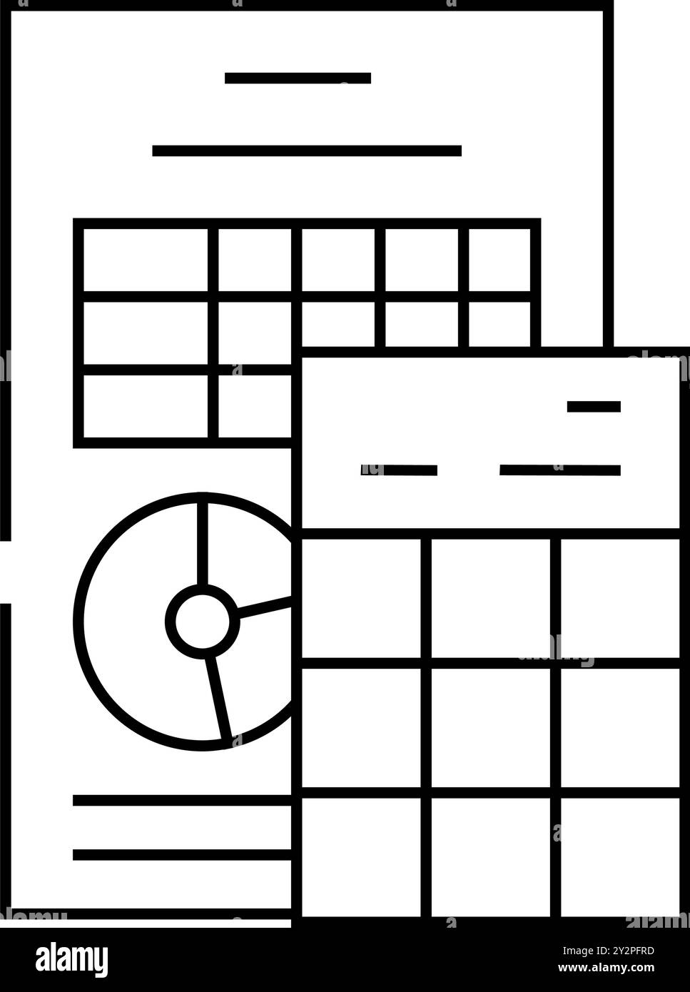 Financial resource management line Cut Out Stock Images & Pictures - Alamy