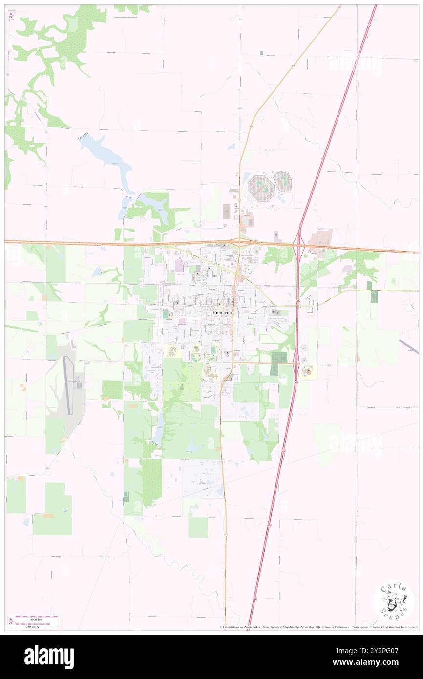 Cameron missouri map Cut Out Stock Images & Pictures - Alamy