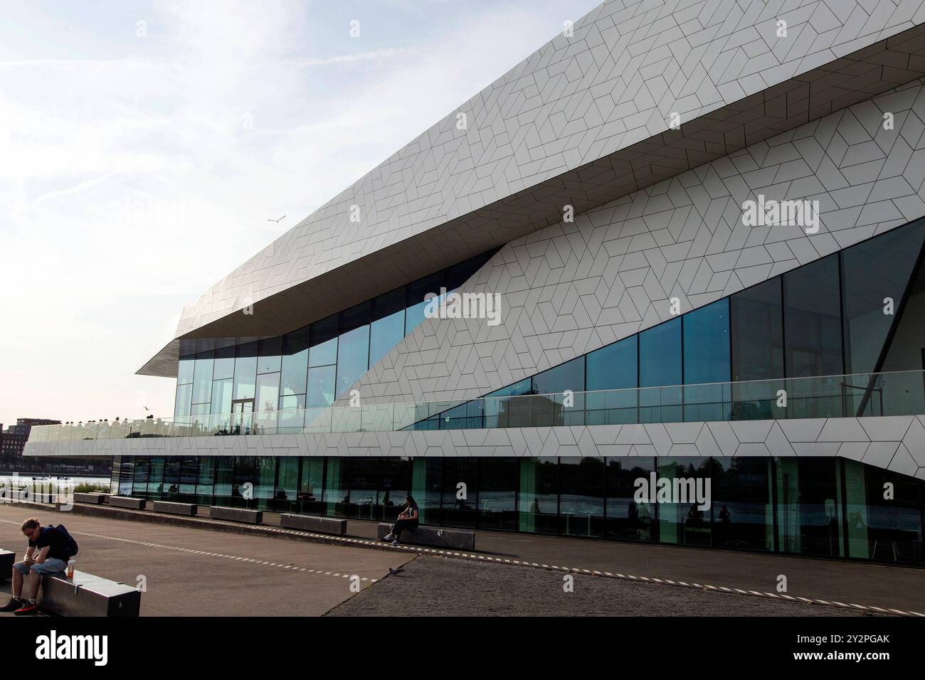 Amsterdam Eye national museum for film is located on Amsterdams IJ ...