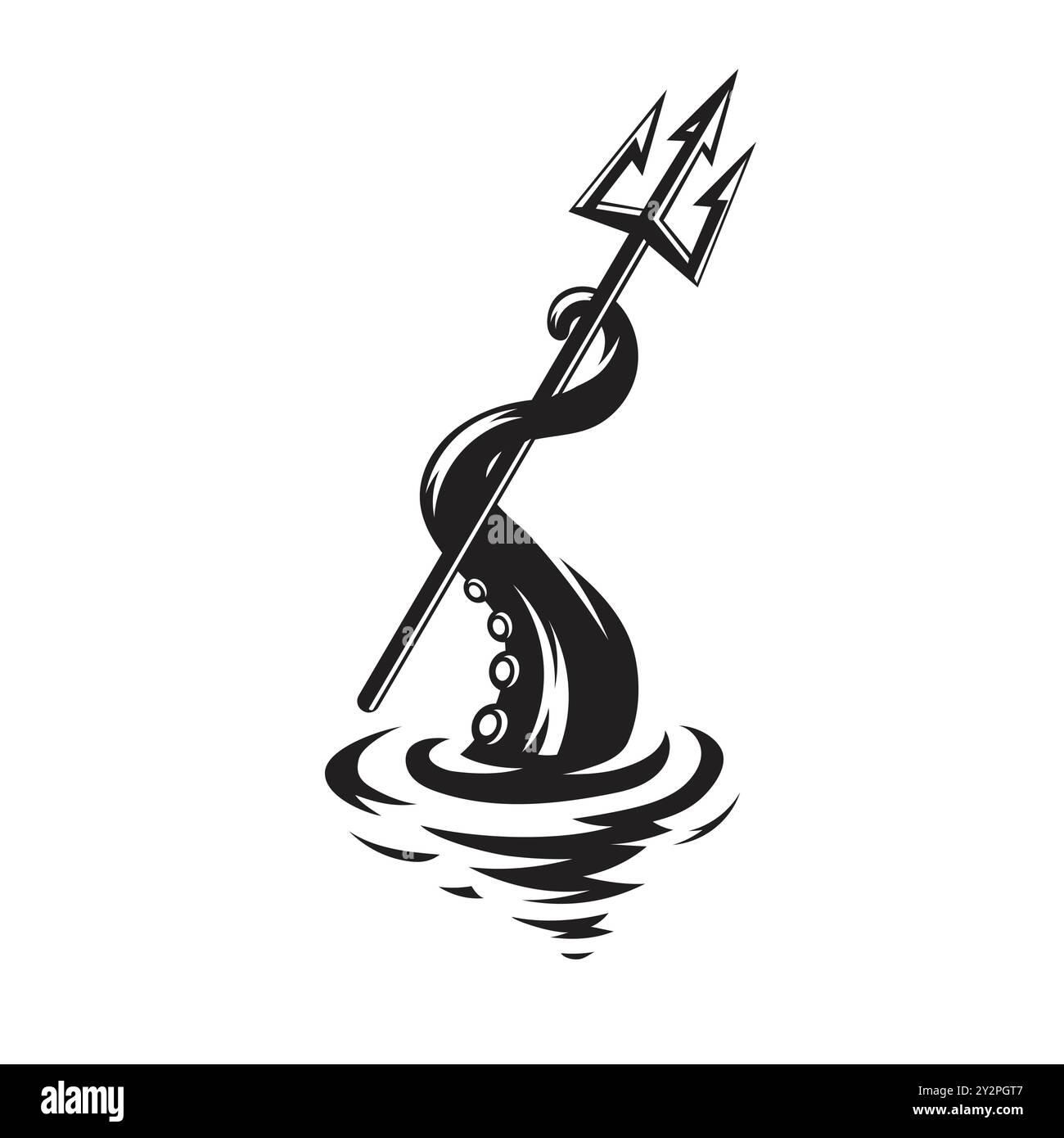 Sea Trident Tattoo