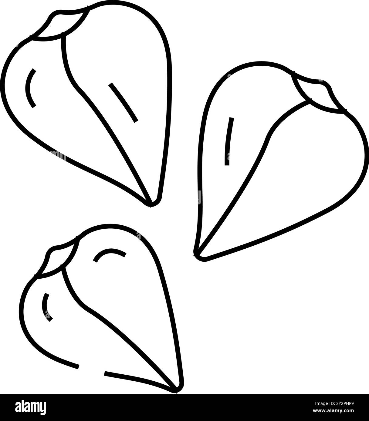 buckwheat grain healthy line icon vector illustration Stock Vector ...