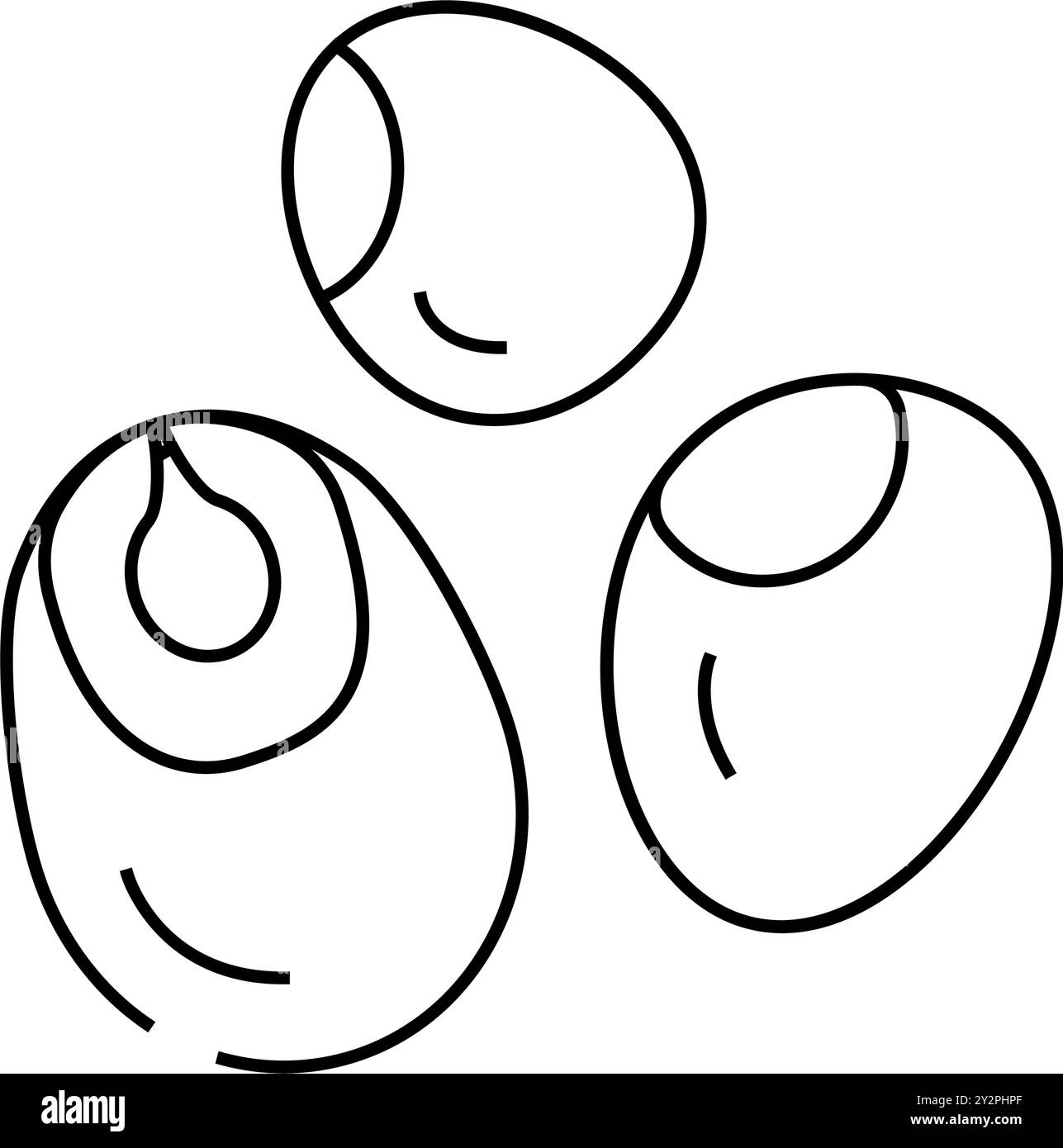 millet grain food line icon vector illustration Stock Vector Image ...