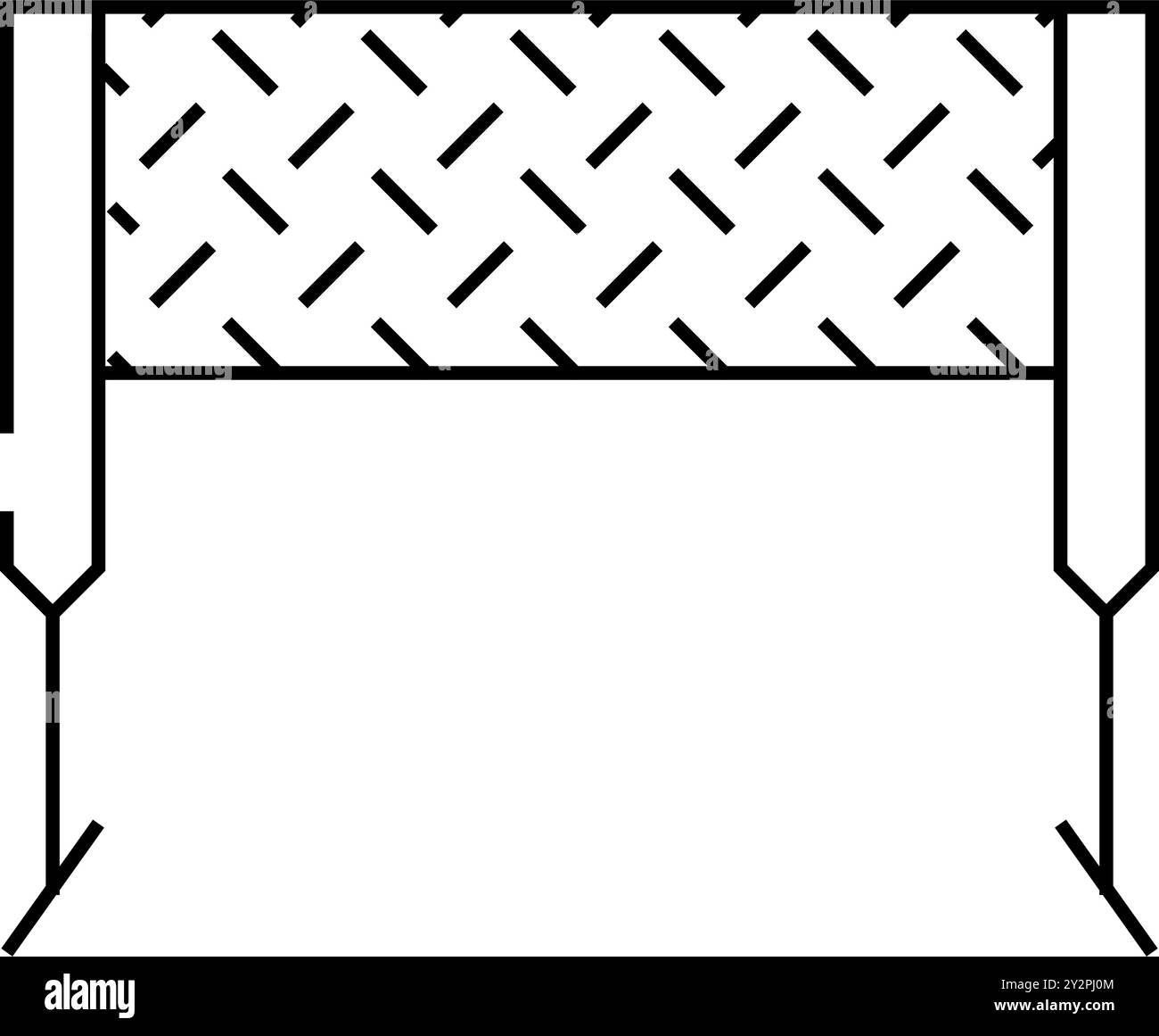 badminton net line icon vector illustration Stock Vector Image & Art ...