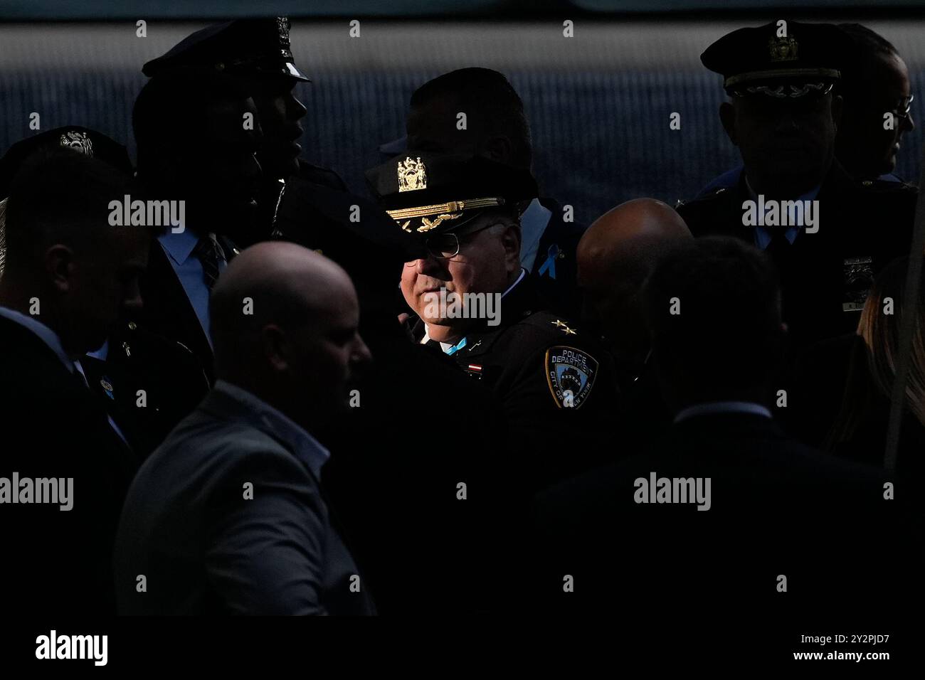 NYPD assistant chief chaplain Robert J. Romano attends the 9/11 ...