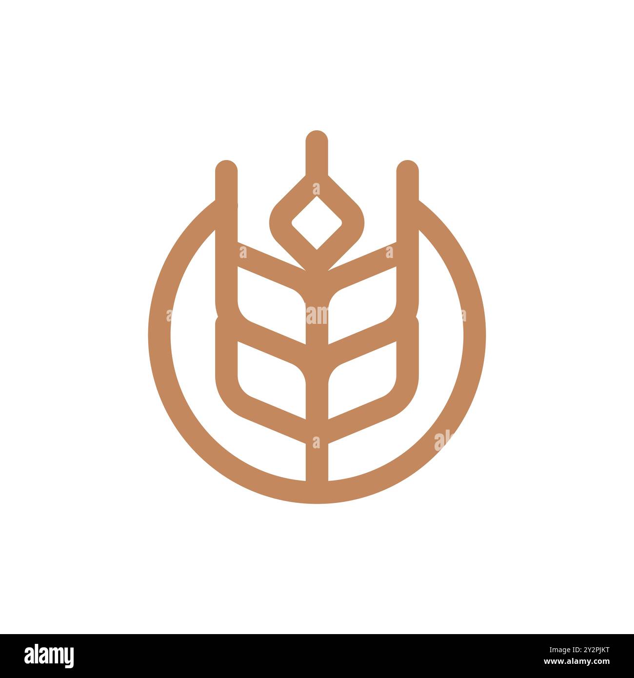 Flour barley line icon Cut Out Stock Images & Pictures - Alamy