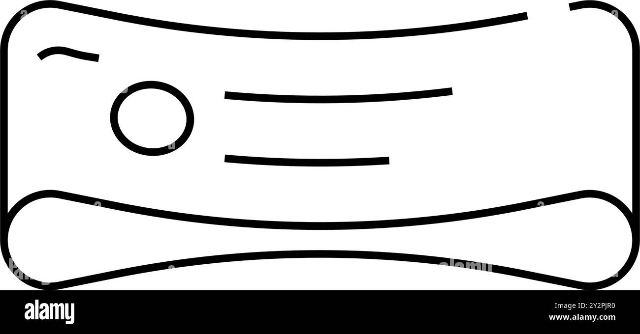 band fitness sport line icon vector illustration Stock Vector Image ...