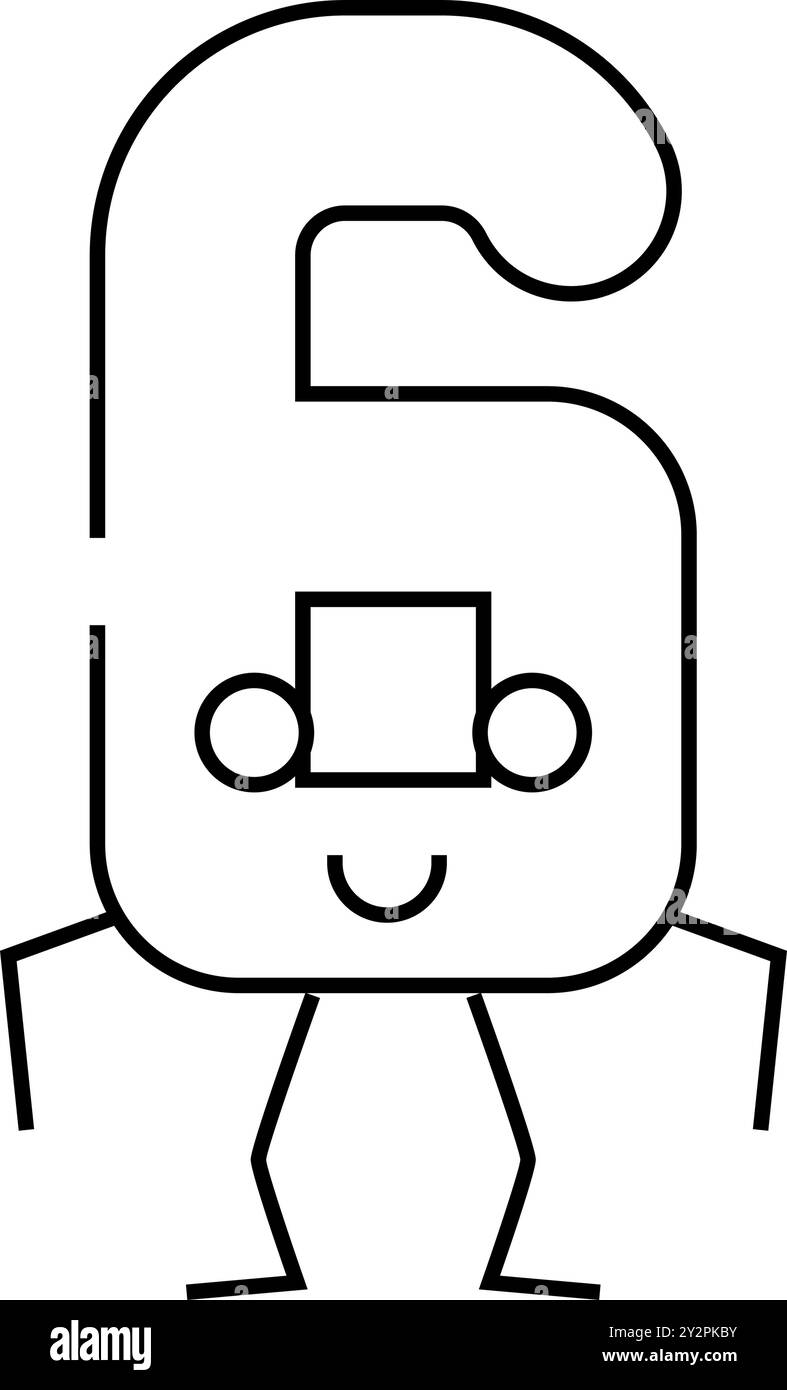 Two six black children Stock Vector Images - Alamy