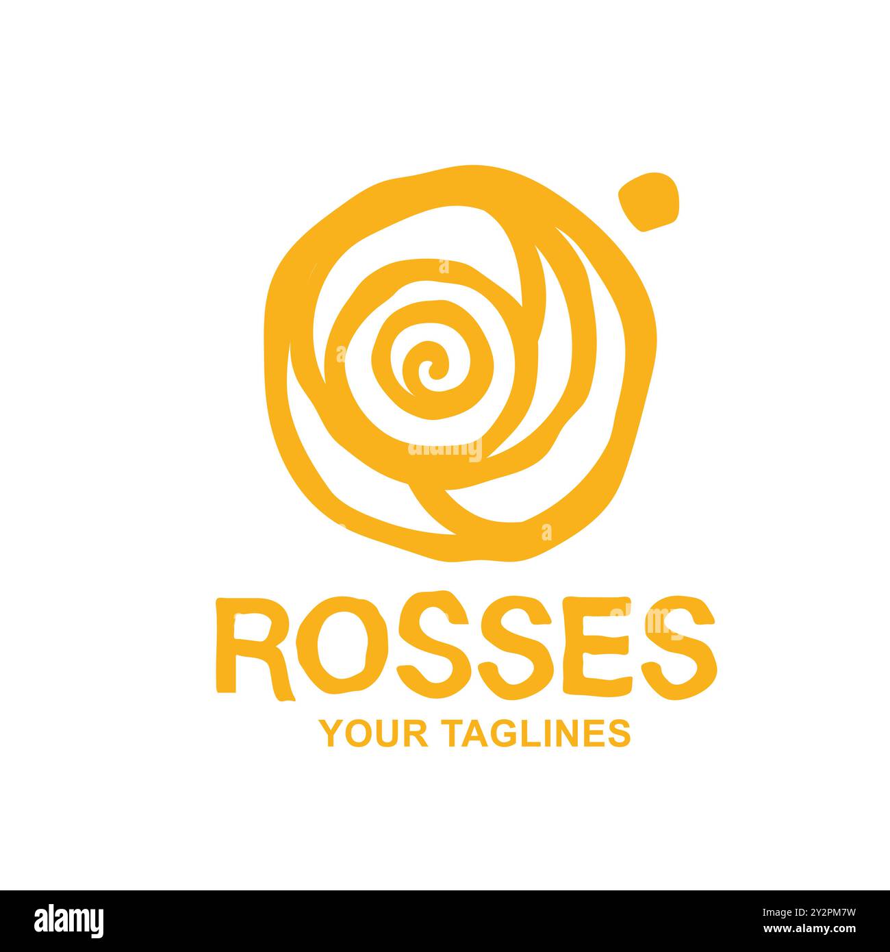 abstract rose flower vector illustration Stock Vector Image & Art - Alamy