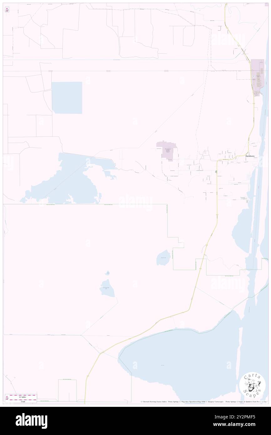 Map of hackberry hi-res stock photography and images - Alamy