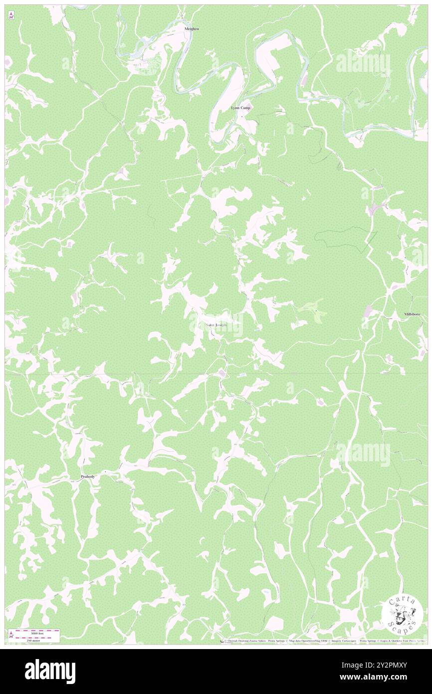 Marshall virginia map hi-res stock photography and images - Alamy