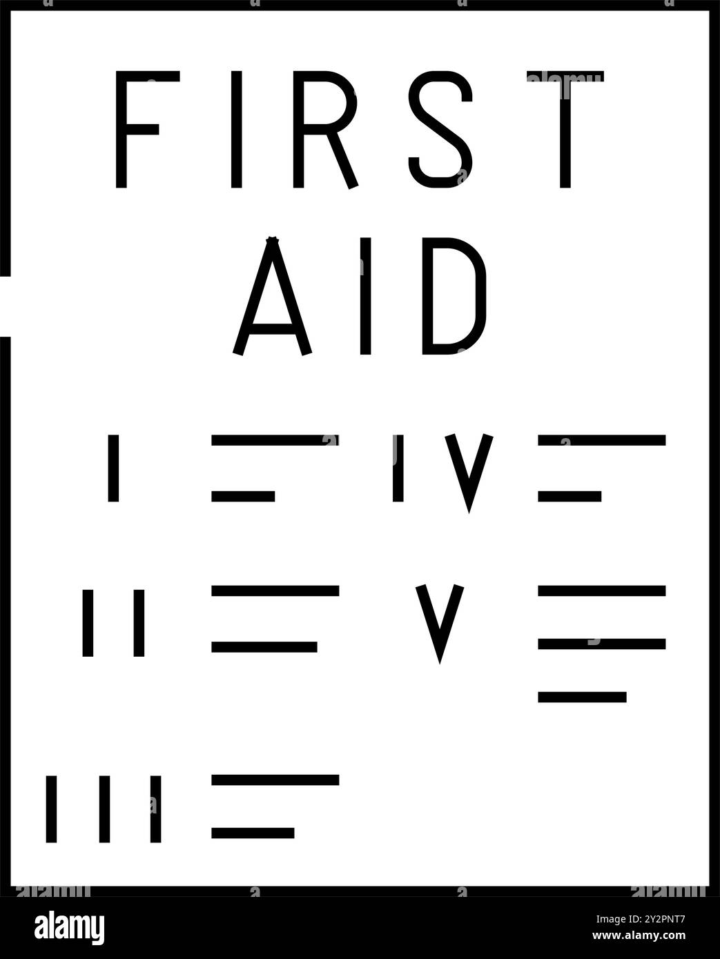 emergency first aid guide first aid line icon vector illustration Stock ...