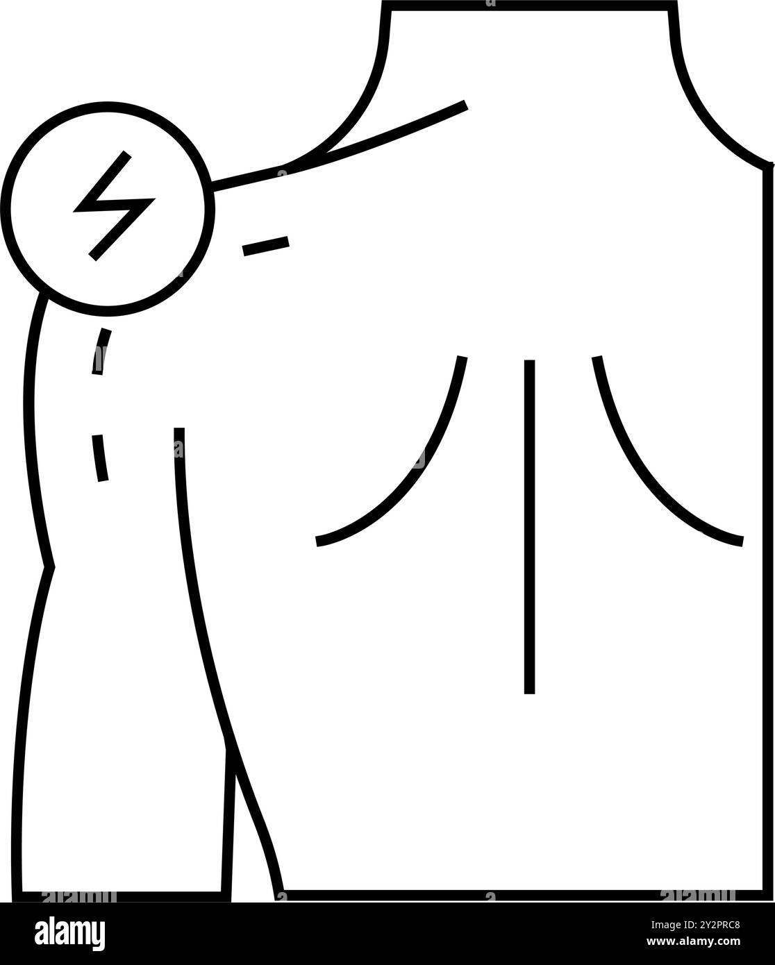 Shoulder medicine body chronic Cut Out Stock Images & Pictures - Alamy