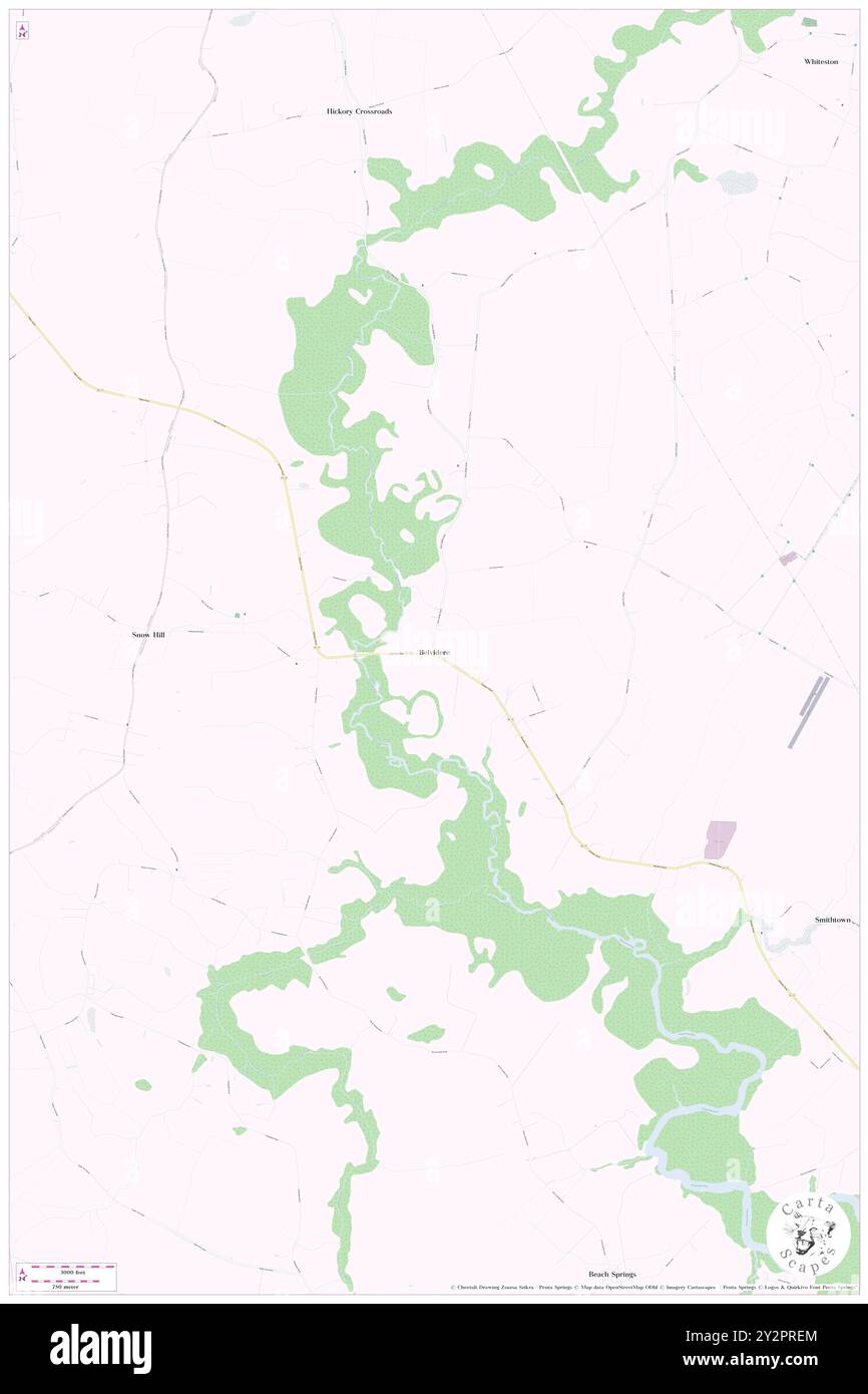 Perquimans map hi-res stock photography and images - Alamy