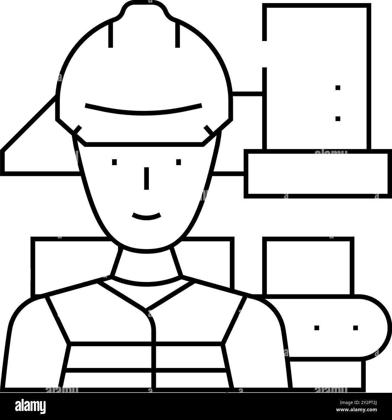 Industrial man woman engineer Black and White Stock Photos & Images - Alamy