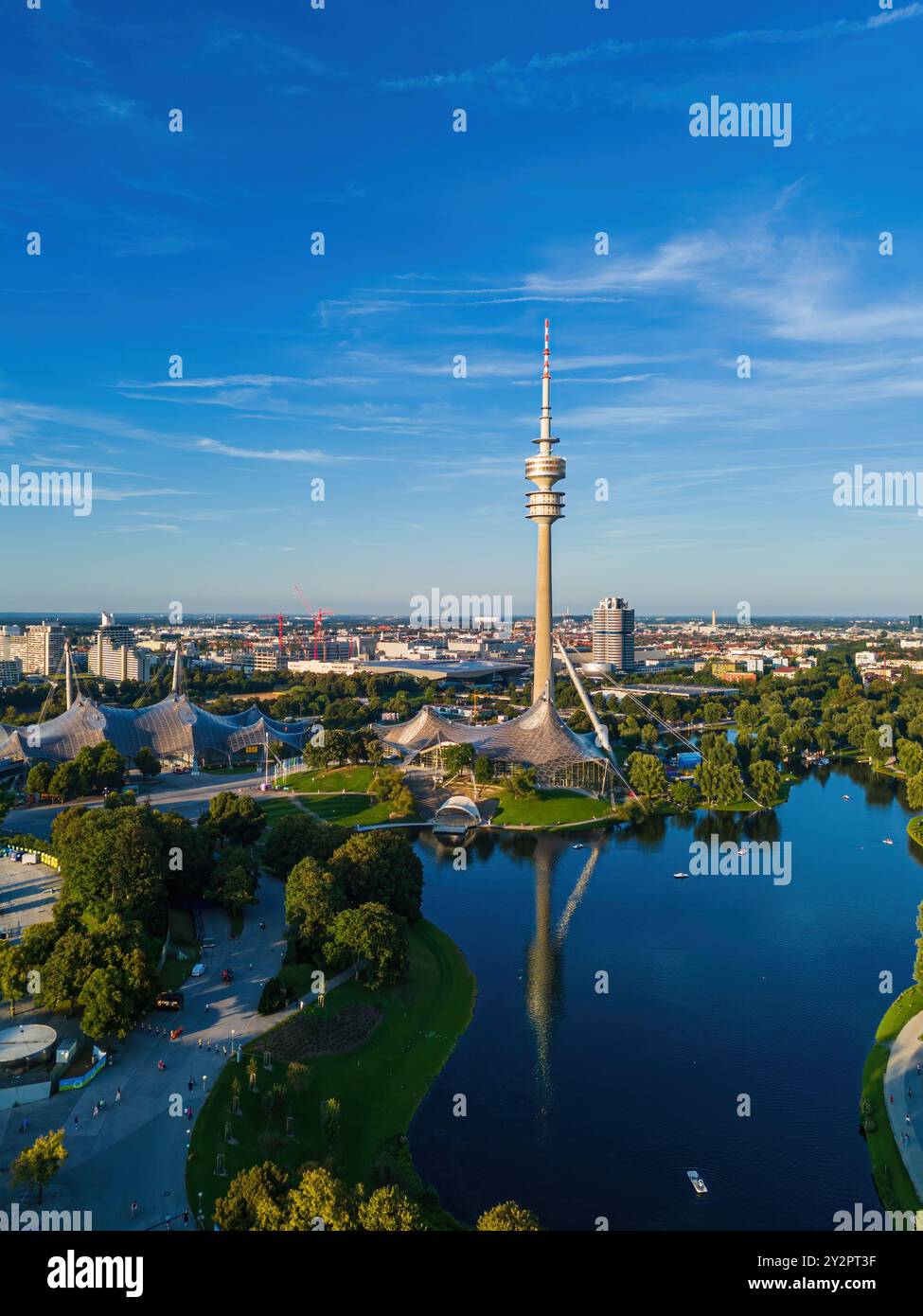 Olympic Park in Munich, Germany Stock Photo - Alamy