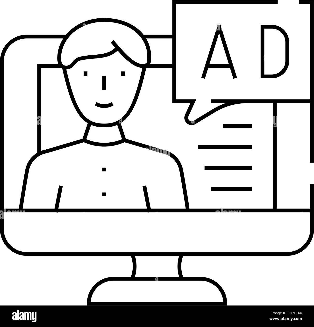 Digital native technology line Stock Vector Images - Alamy