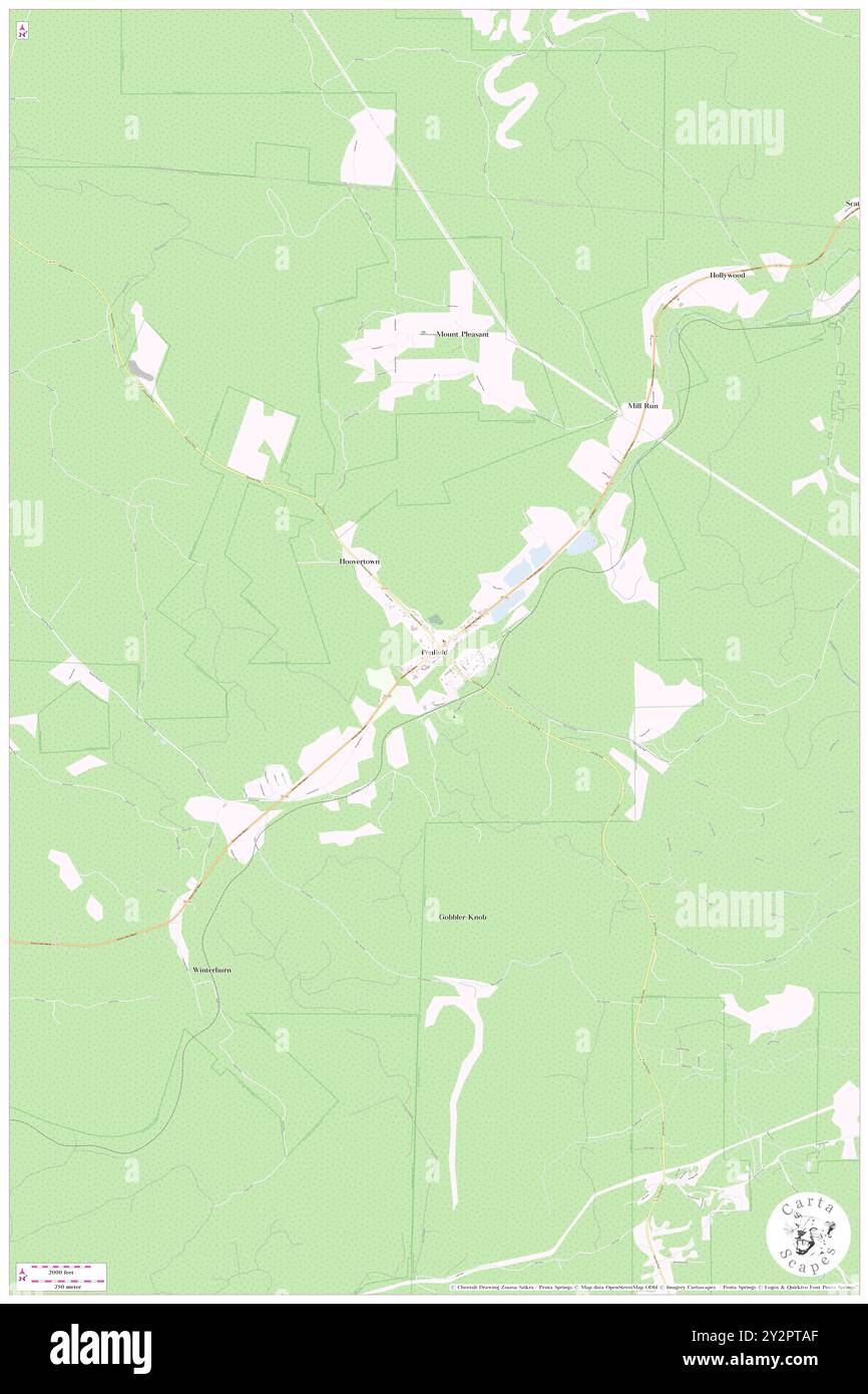 Penfield pennsylvania map Cut Out Stock Images & Pictures - Alamy