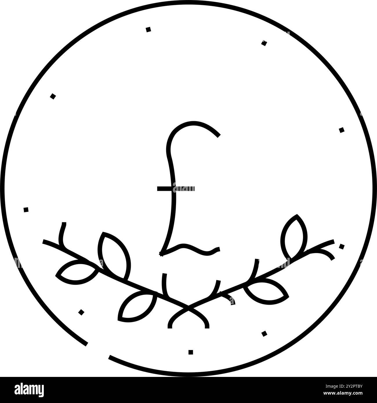 gbp coin line icon vector illustration Stock Vector Image & Art - Alamy