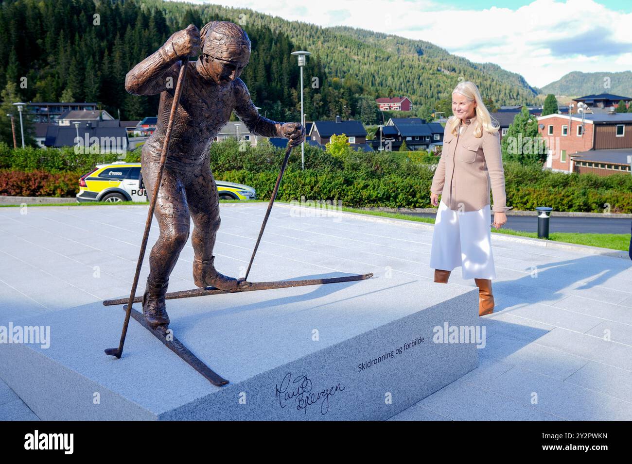 Storen 20240911. Norwegian Crown Prince Haakon and Crown Princess Mette ...