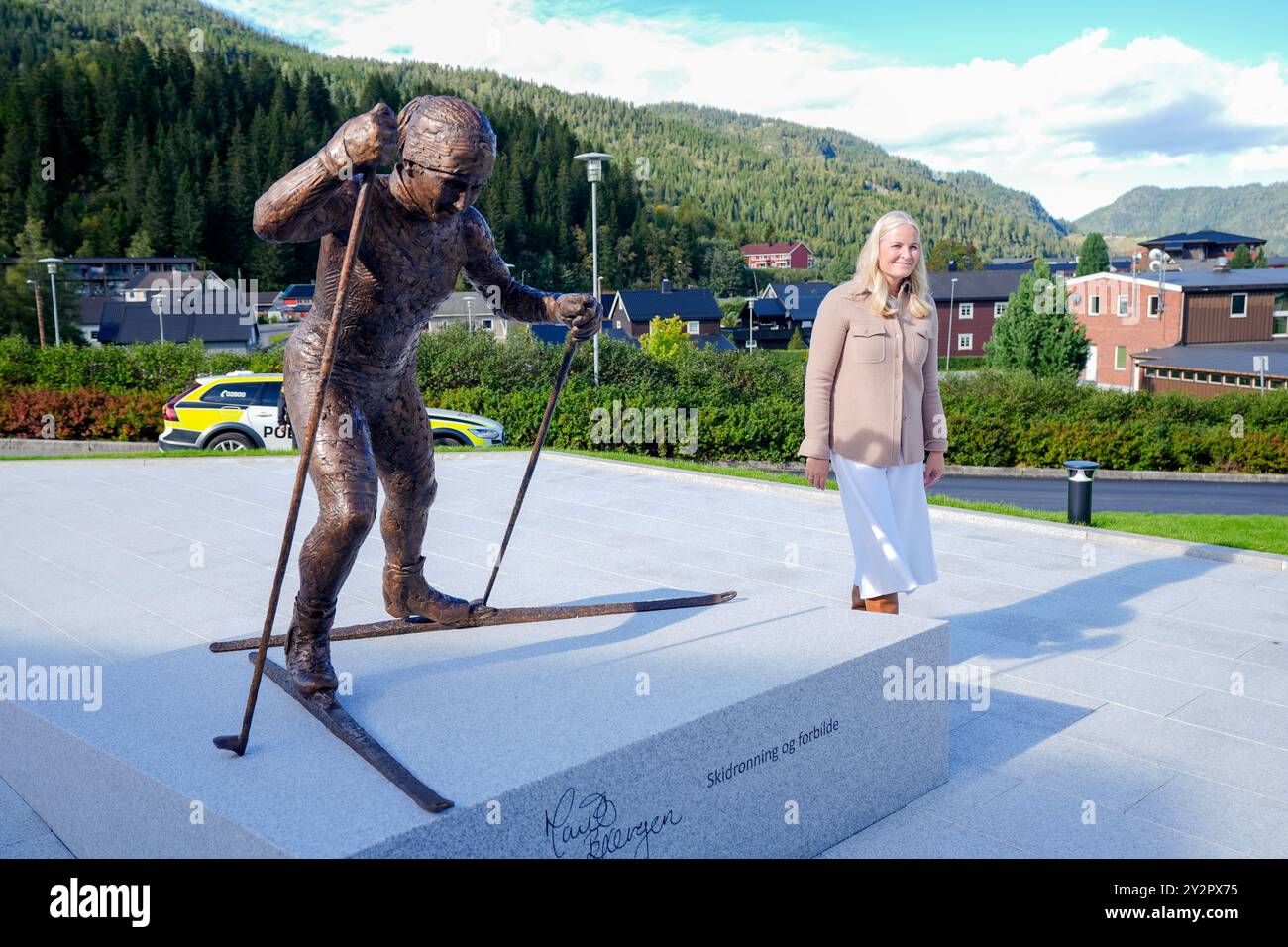 Storen 20240911. Norwegian Crown Prince Haakon and Crown Princess Mette ...