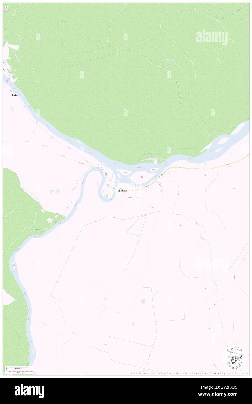 Aroostook county map hi-res stock photography and images - Alamy