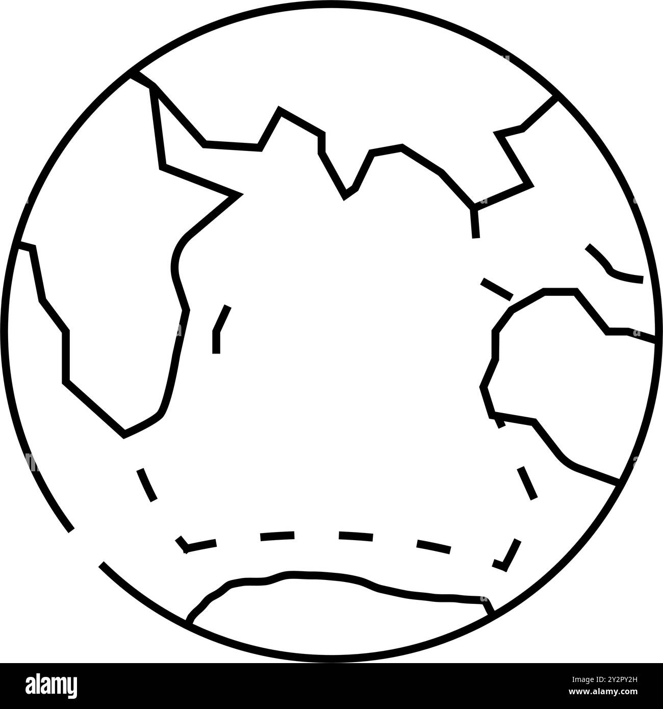 Indian ocean map line hi-res stock photography and images - Alamy