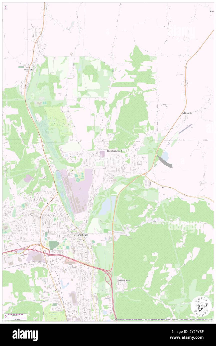 Map of horseheads new york Cut Out Stock Images & Pictures - Alamy