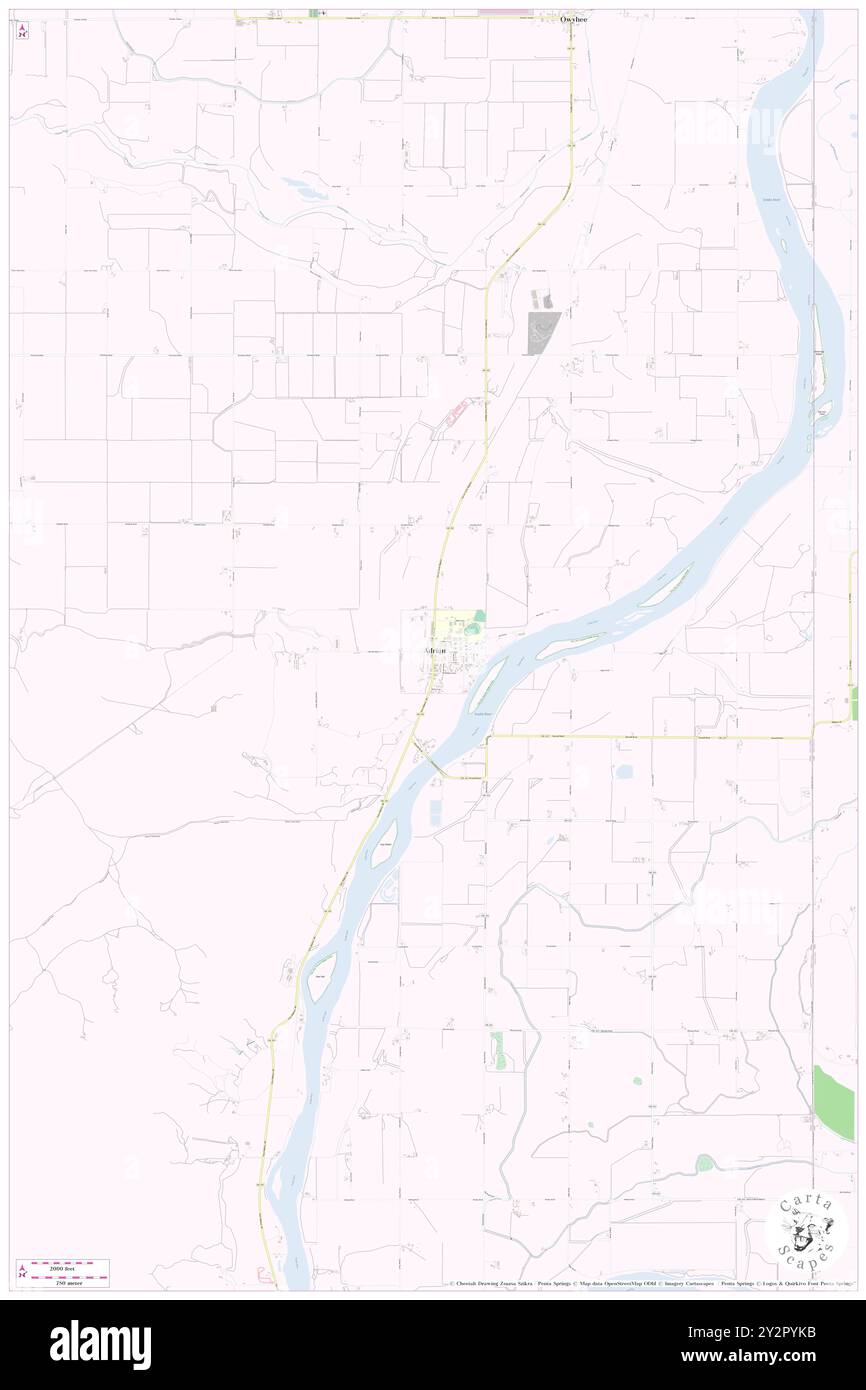 Adrian oregon map Cut Out Stock Images & Pictures - Alamy