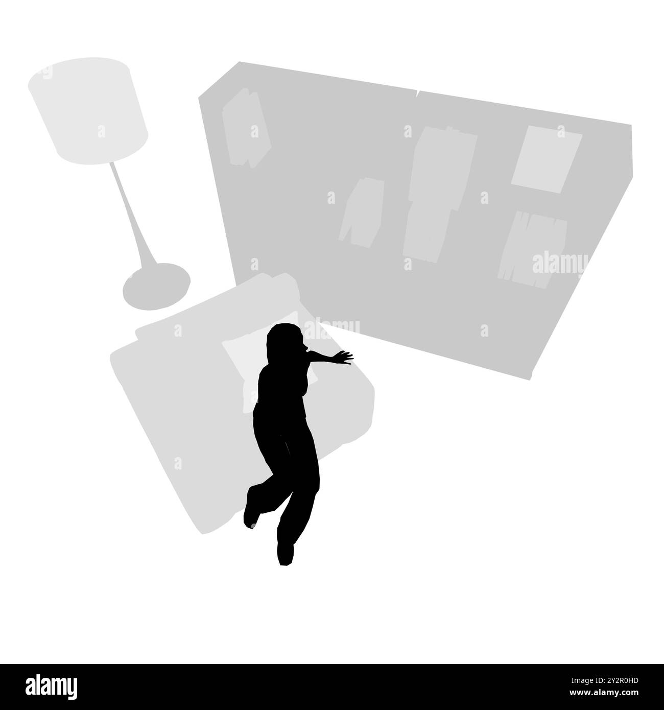 One color room Black and White Stock Photos & Images - Alamy