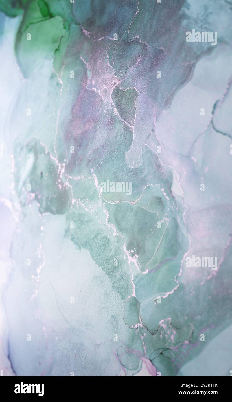 Soft abstract art featuring calming pastel colors with intricate ...