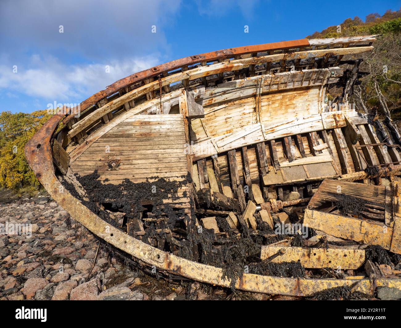 Shipwreck Lower Diabaig West Coast Scotland Stock Photo - Alamy
