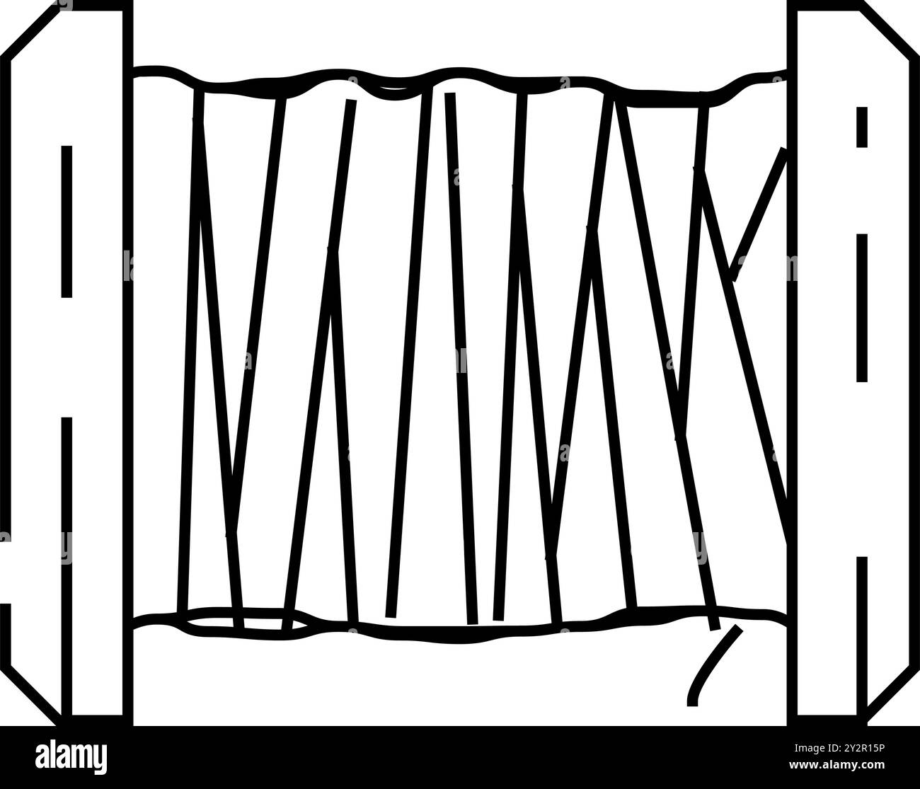 wire cable copper line icon vector illustration Stock Vector Image ...