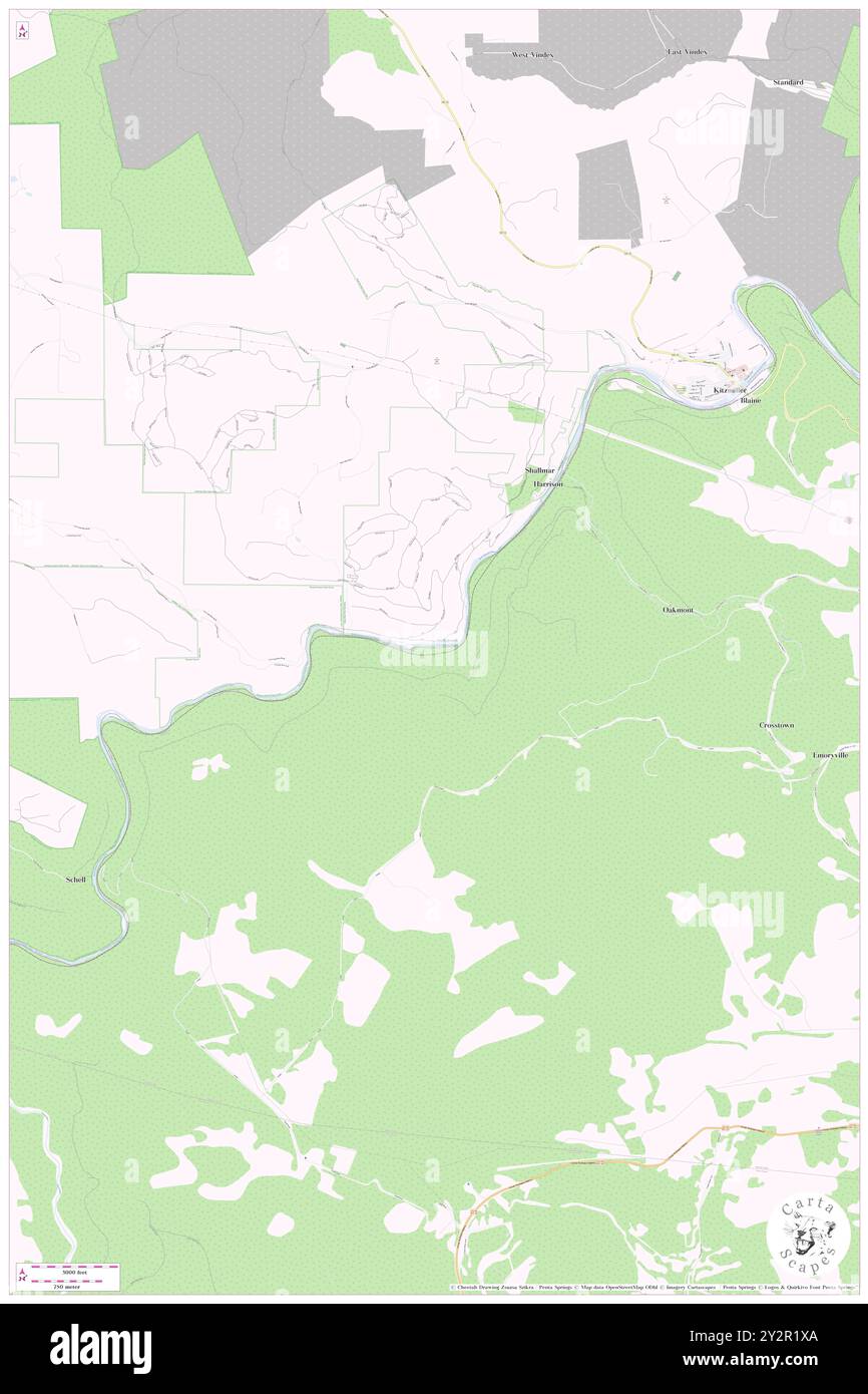 Gleason (historical), Mineral County, US, United States, West Virginia ...