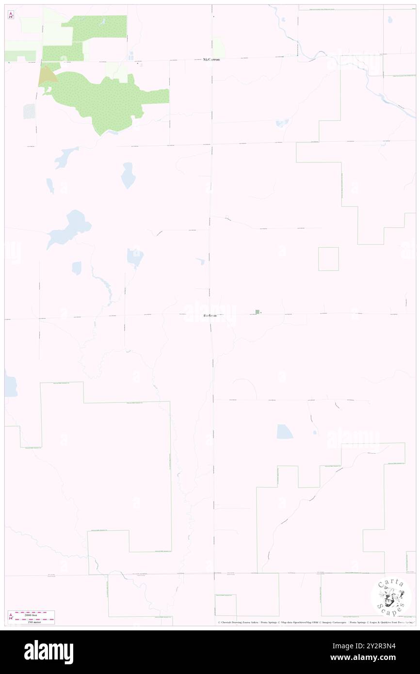 Barbeau, Chippewa County, US, United States, Michigan, N 46 17' 19'', S ...