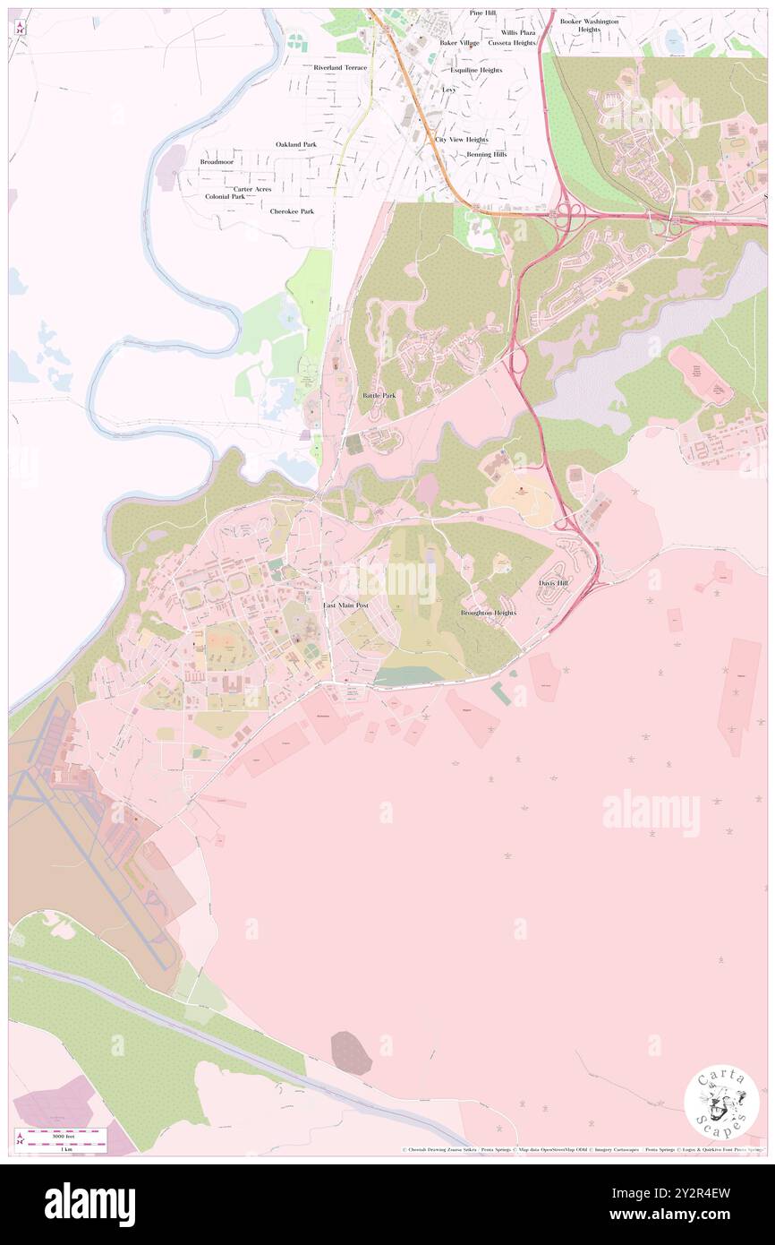 Fort Benning South Census Designated Place (historical), Chattahoochee ...