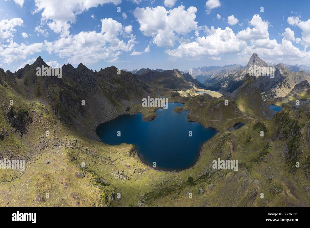 Aerial view captures stunning lacs hi-res stock photography and images ...