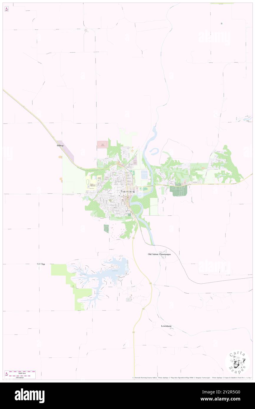 Petersburg, Menard County, US, United States, Illinois, N 40 0' 42'', S ...