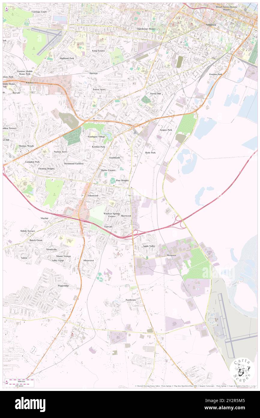 Neco, Richmond County, US, United States, Georgia, N 33 24' 52'', S 82 ...
