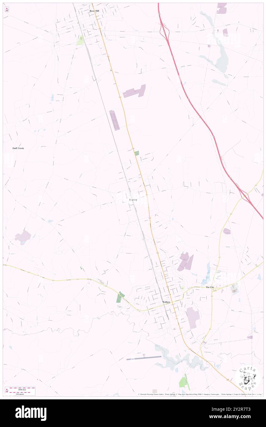 Teachey, Duplin County, US, United States, North Carolina, N 34 46' 5 ...