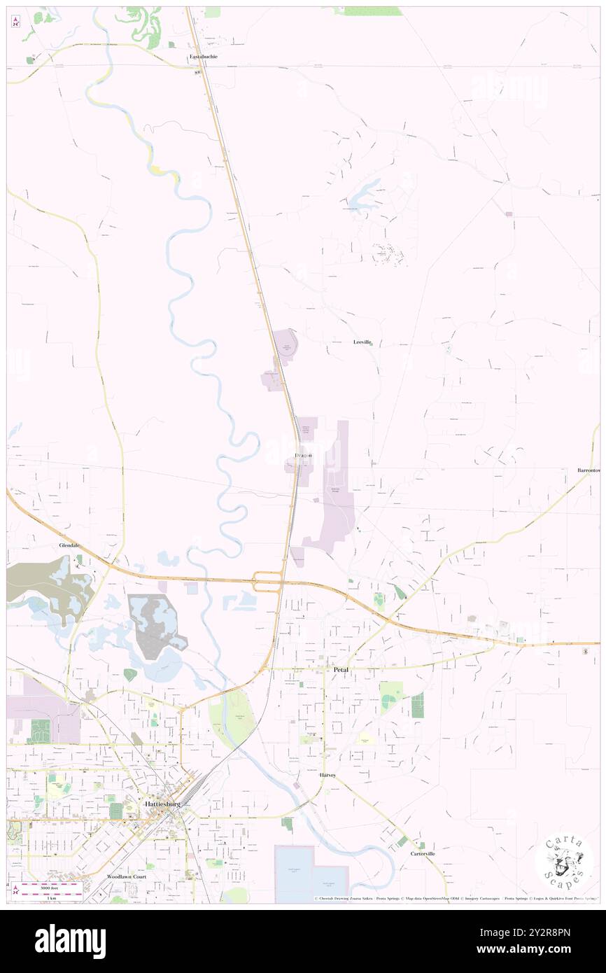 Dragon, Forrest County, US, United States, Mississippi, N 31 22' 39 ...
