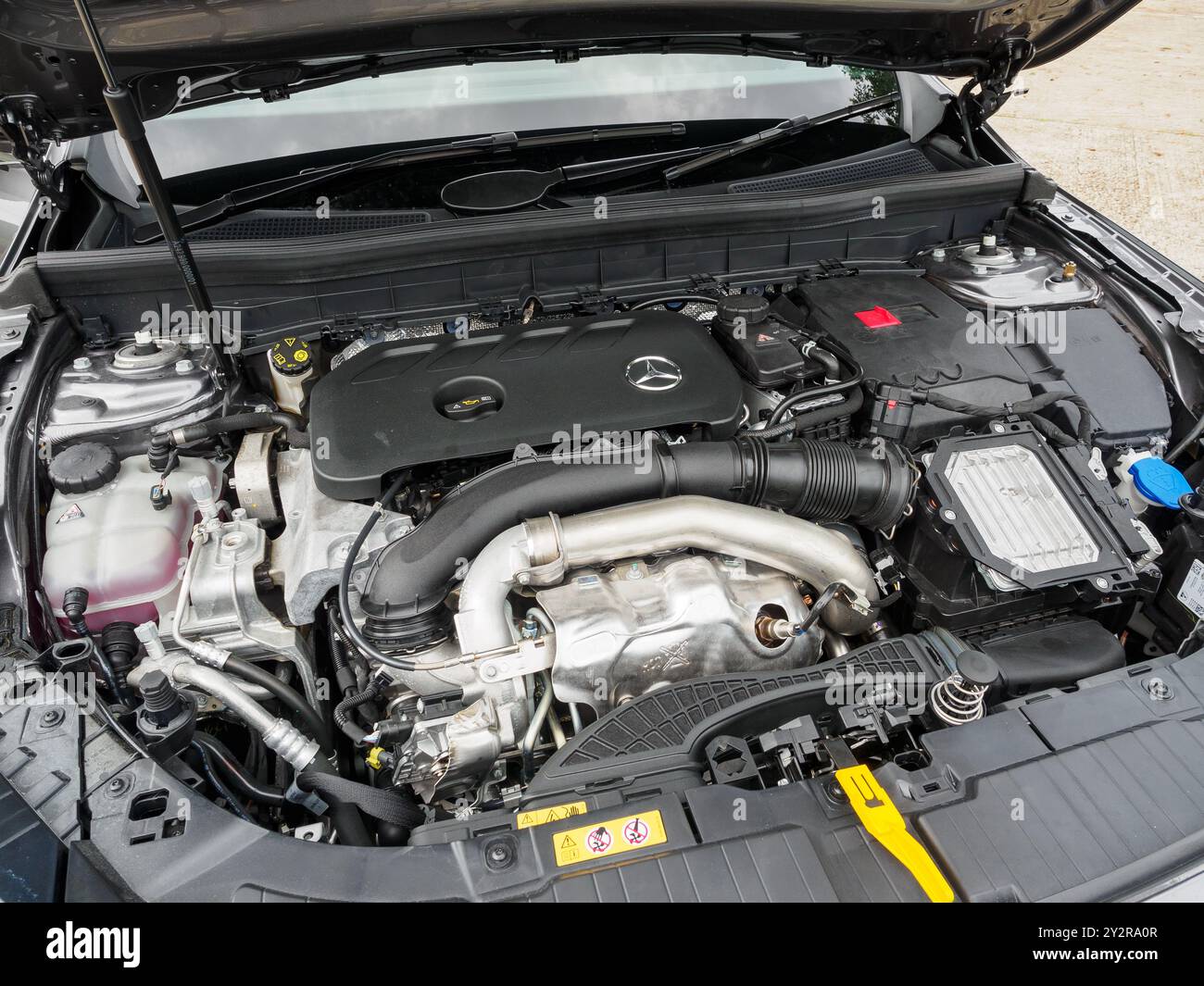 Hong Kong, China July 15, 2024 : Mercedes-Benz GLB 2024 Engine July 15 ...