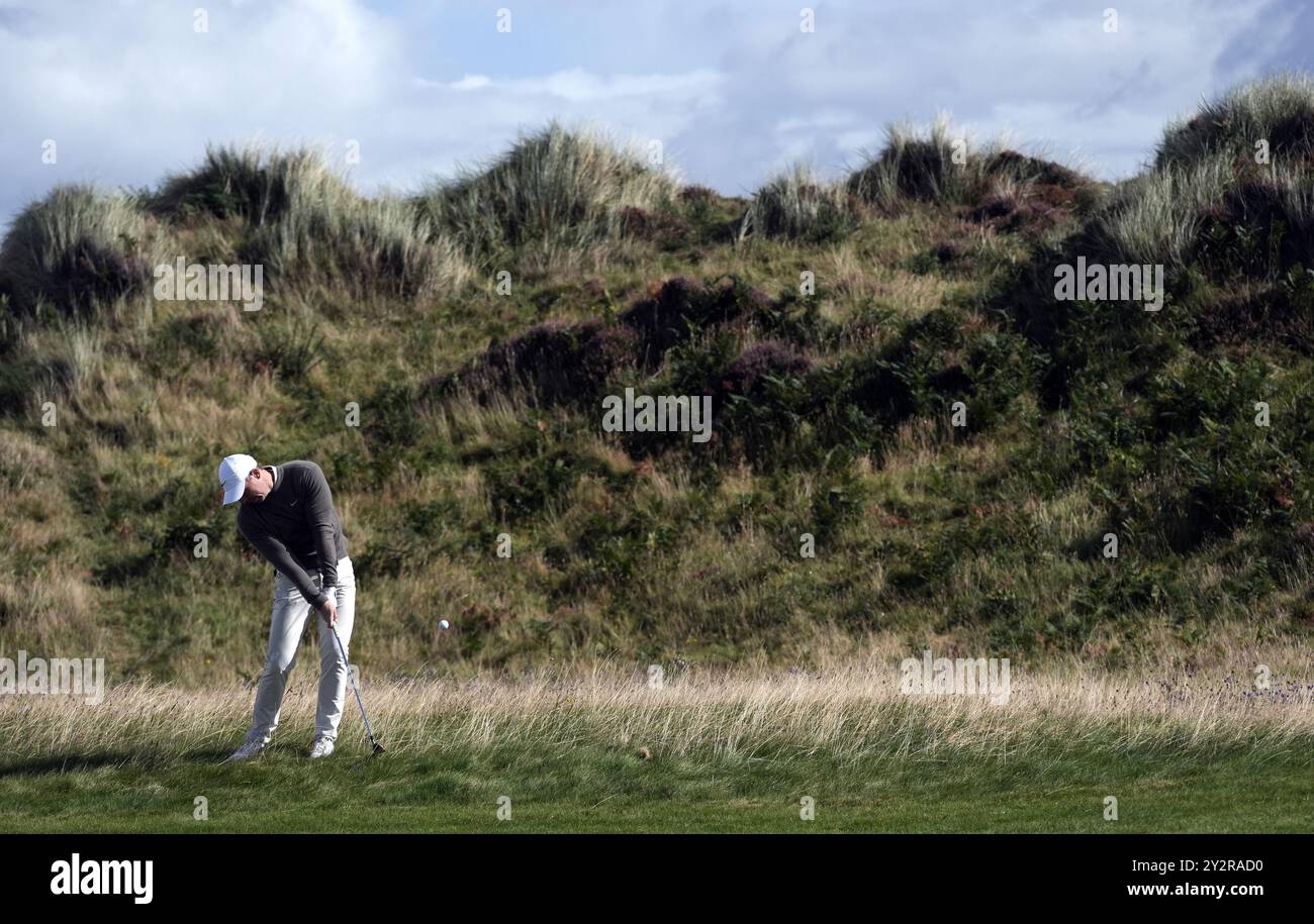 Rory McIlroy on the 9th during the Amgen Irish Open 2024 Pro-Am at ...