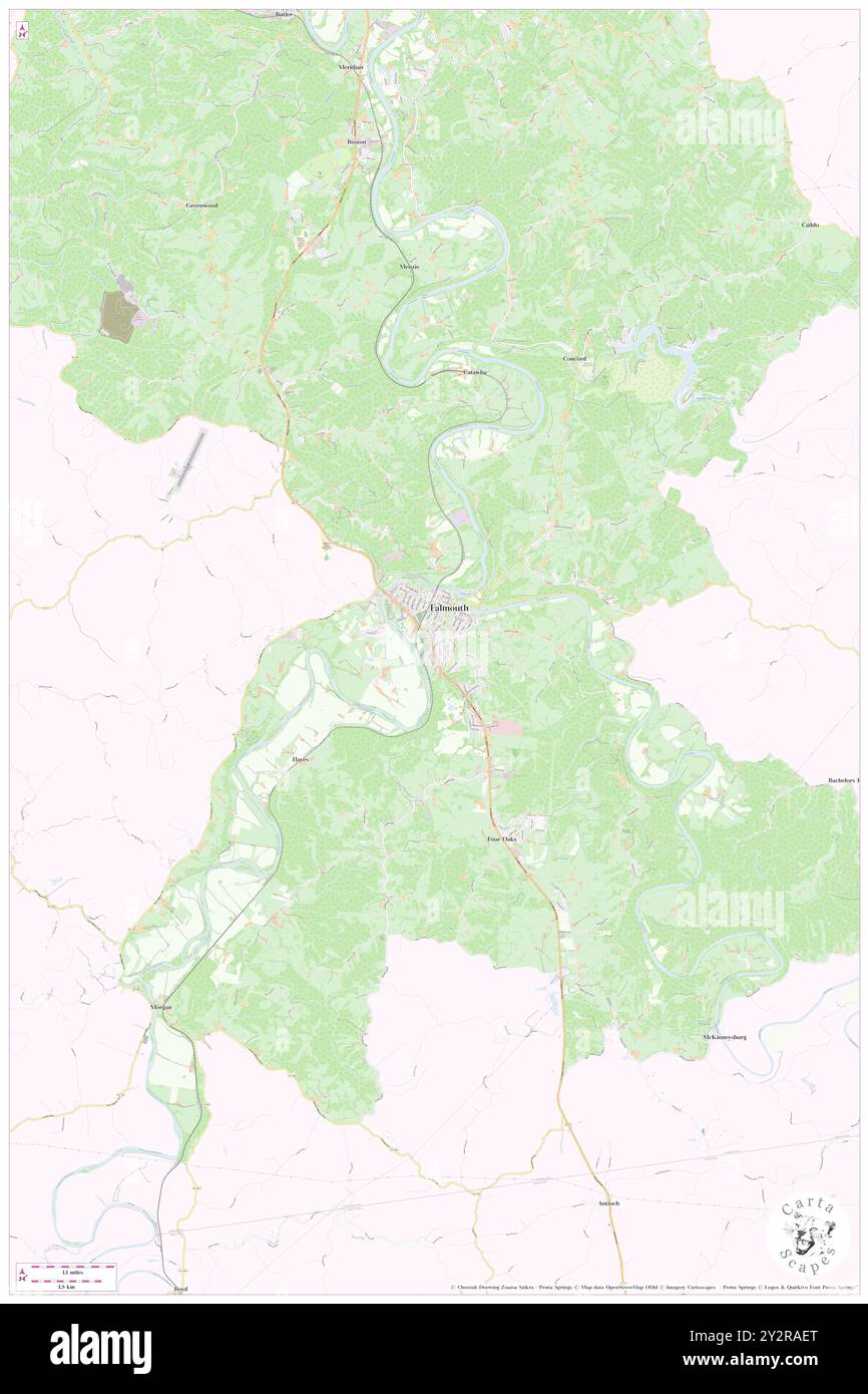 Falmouth, Rush County, US, United States, Indiana, N 39 42' 3'', S 85 ...