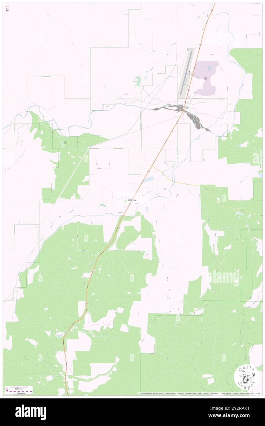 O'Brien, Josephine County, US, United States, Oregon, N 42 4' 2'', S ...
