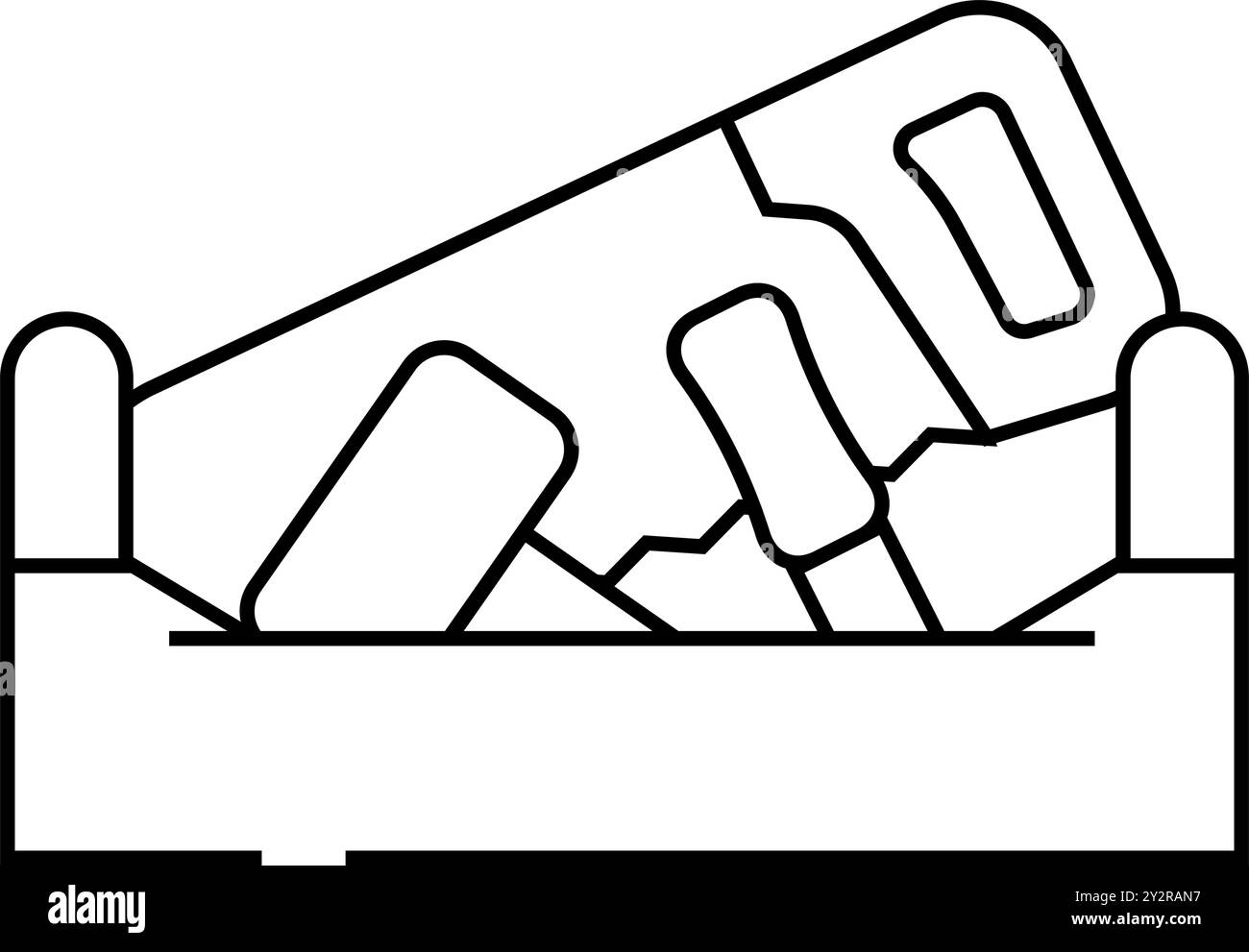 toy tools baby line icon vector illustration Stock Vector Image & Art ...