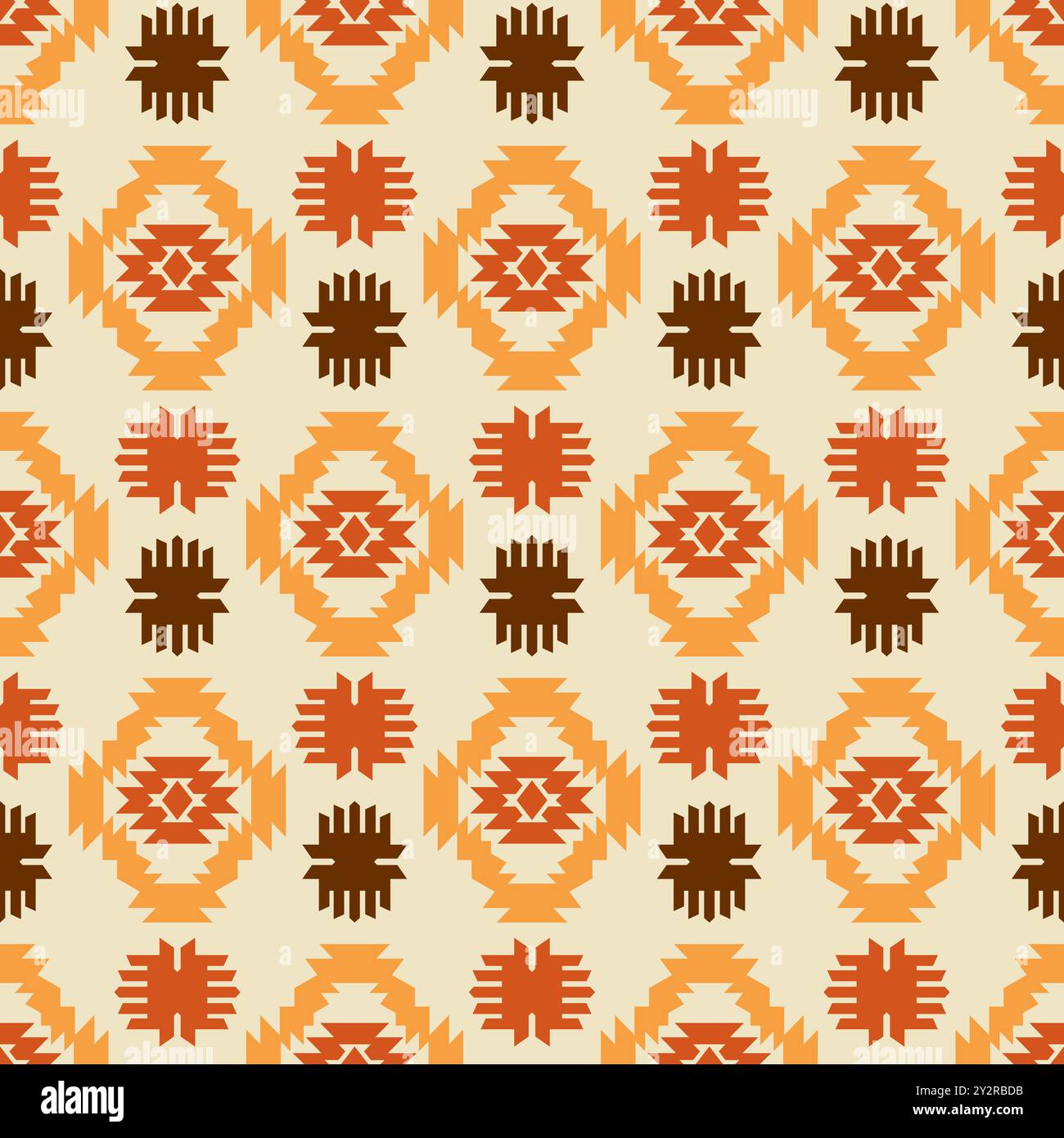 Southwestern Aztec Seamless Pattern. Navajo Print Stock Vector Image ...