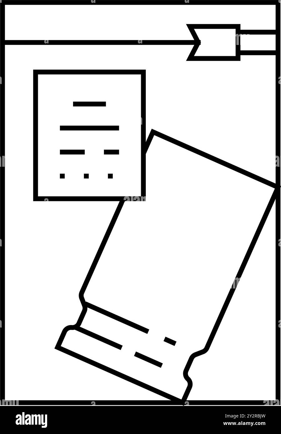 bullet casing crime line icon vector illustration Stock Vector Image ...